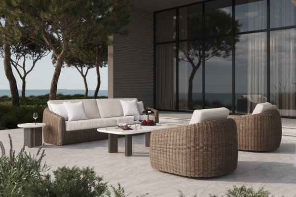 BOULEVARD 3 PIECE SEATING SET - XL Sofa with 2 Club Chairs | Ebel Inc ...