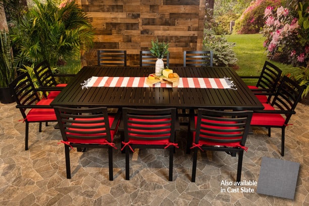 Stone Harbor 11 Piece Outdoor Dining Set - 60" X 93" Stone Harbor ...