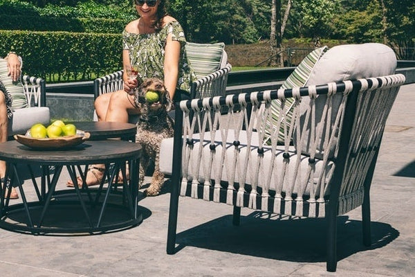 Menton 3-Piece Outdoor Seating Set - Sofa and 2 Club Chairs | Laura's ...