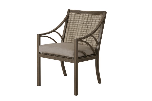 Potomac 5 Piece Outdoor Dining Set - 48" Round Potomac Dining Table and ...