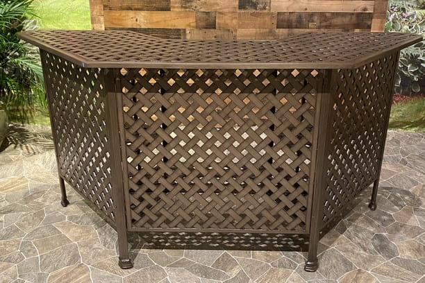 Weave Outdoor Party Bar | DWL Patio Furniture | Weave Party Bar