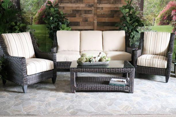 OCONEE 4 PIECE SEATING SET - Sofa, 2 Club Chairs and Coffee Table