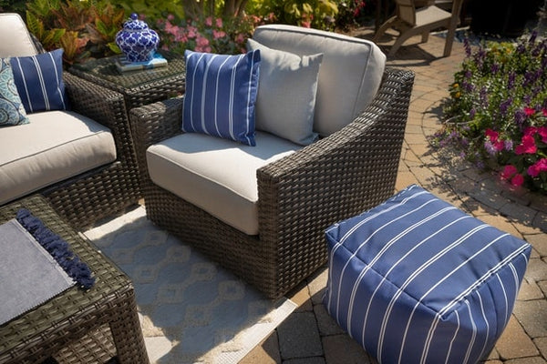 Southampton 4 Piece Outdoor Seating Set - Love Seat, 2 Swivel Gliders ...