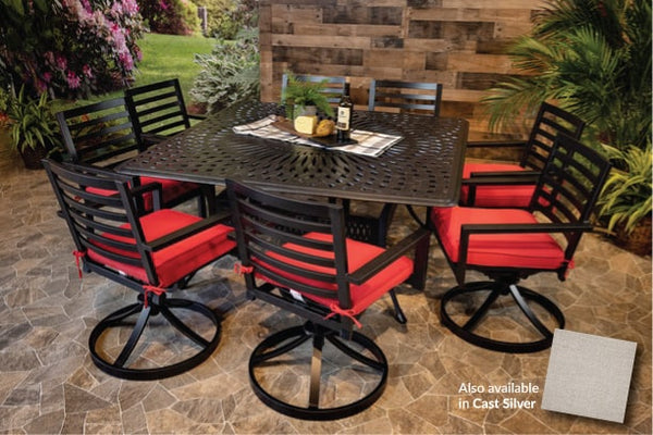 Stone Harbor 9 Piece Dining Set - 64" X 64" Square Chelsea Dining Table ...
