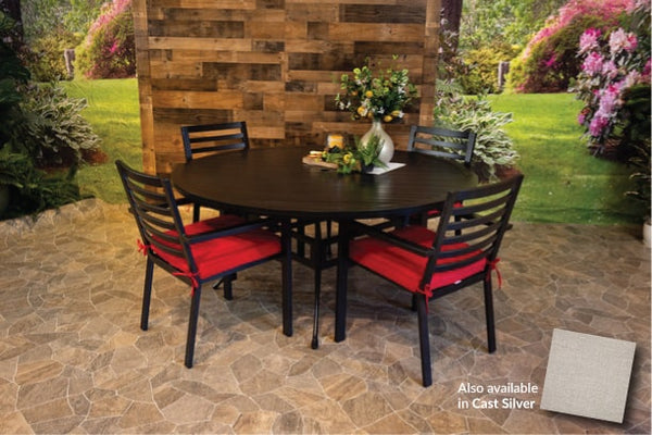 Stone Harbor 5 Piece Outdoor Dining Set - 66" Round Stone Harbor Dining ...