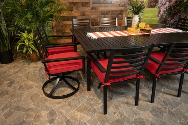 Stone Harbor 11 Piece Outdoor Dining Set - 60" X 93" Stone Harbor ...