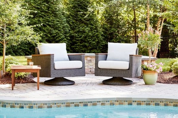Coral 3-Piece Seating Set - Sofa & 2 Swivel Rockers | Indoor/Outdoor ...